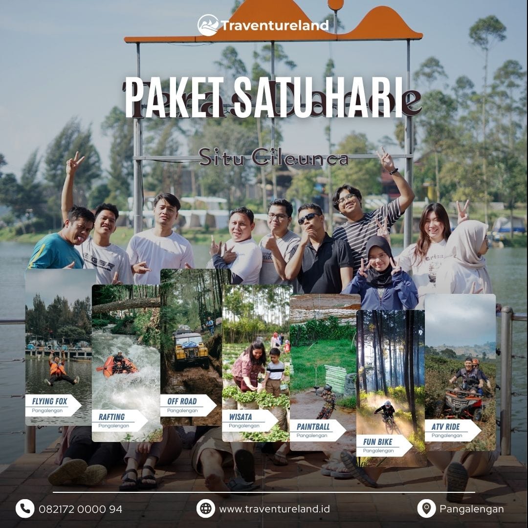 Paket Satu Hari Traventureland - Rafting Pangalengan Traventureland